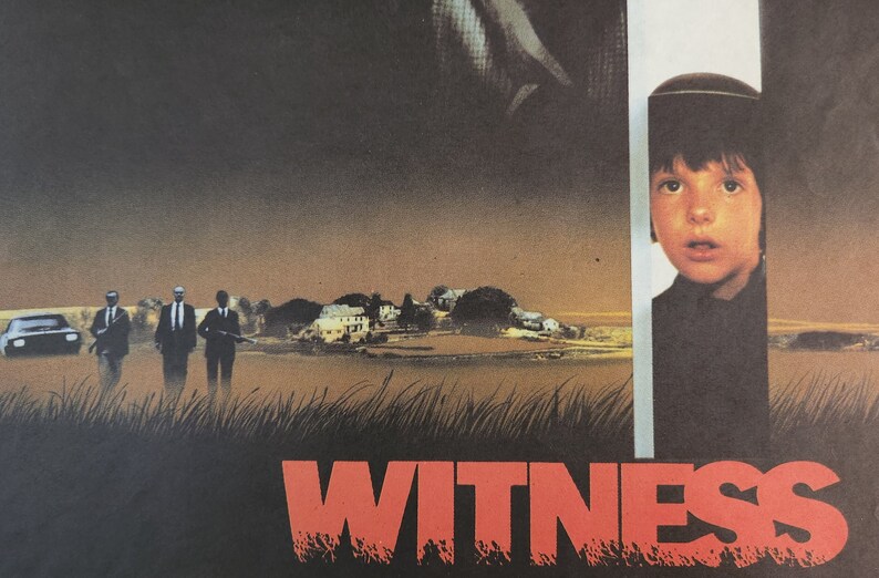 Witness-original Vintage Movie Poster for Peter Weir's - Etsy