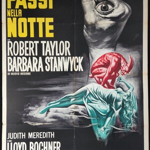 The Night Walker-a Rare Original Vintage Italian Movie Poster for ...