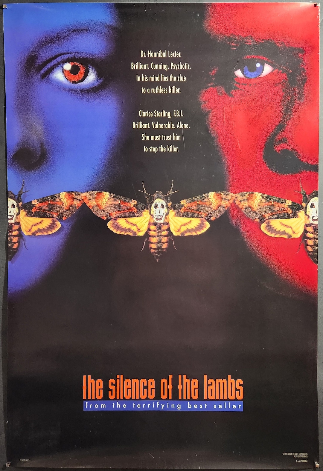 The Silence of the Lambs-a Rare Original Vintage Movie Poster for ...