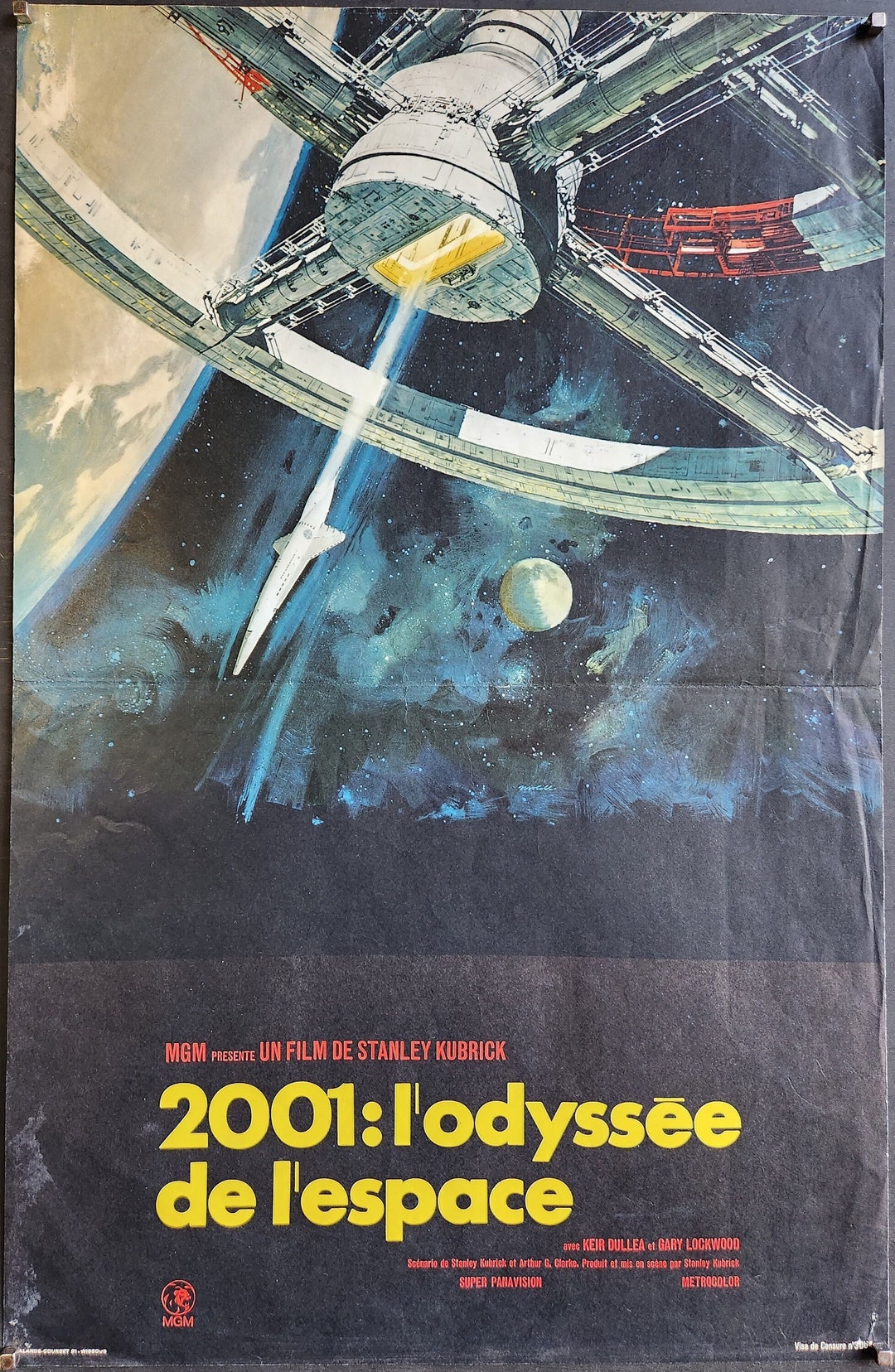 2001: A Space Odyssey-an Original Vintage Movie Poster of Stanley ...