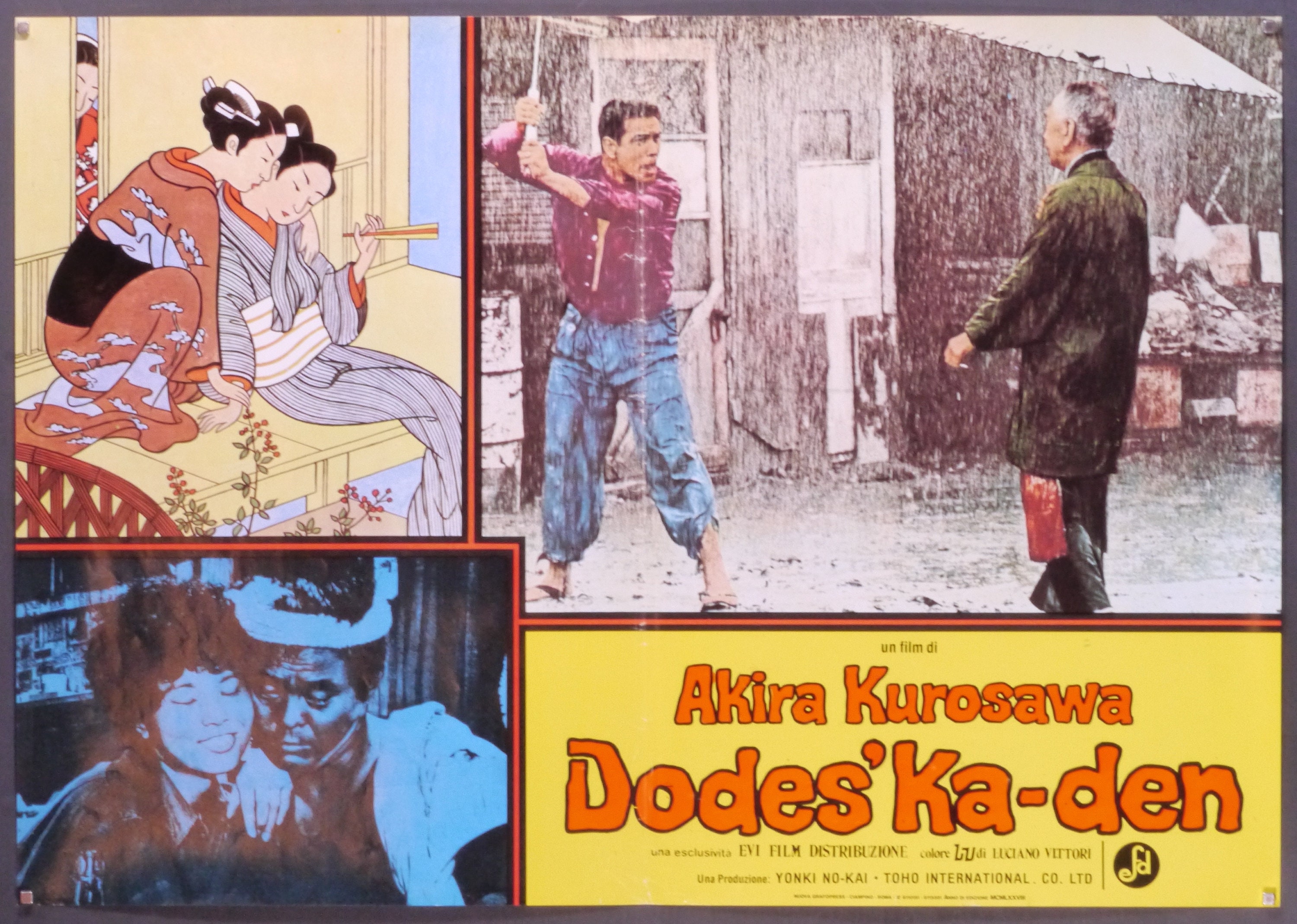 Dodes'ka-den-a Rare Original Vintage Italian Movie Poster - Etsy Canada