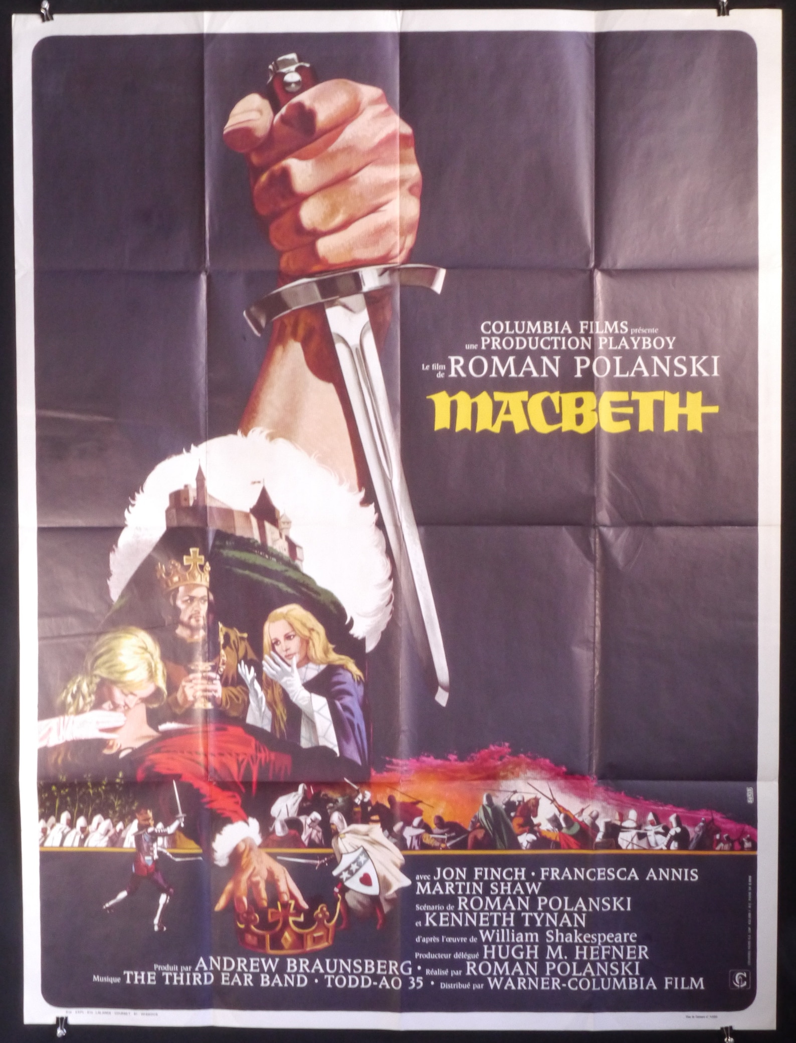 Macbeth-an Original Vintage Movie Poster for Shakespeare's | Etsy UK