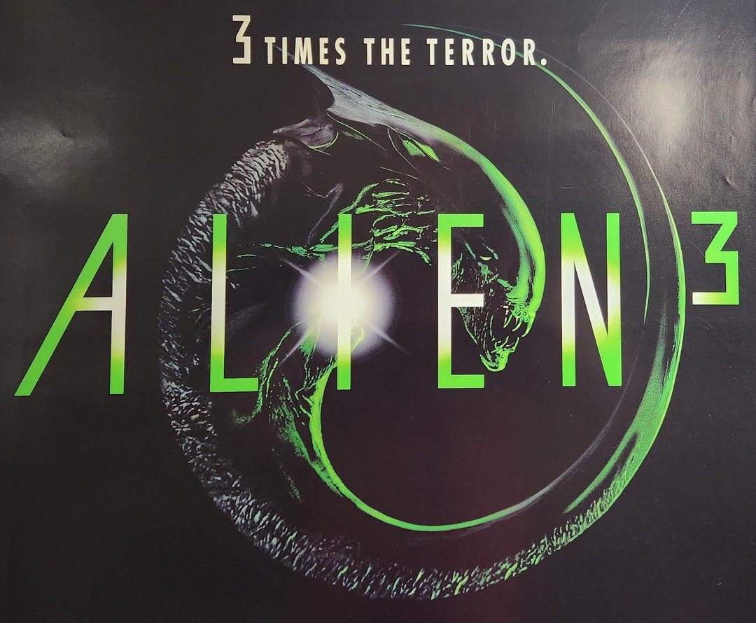 ALIEN 3-original Vintage Movie Poster of David Fincher's Sci-fi Horror Entry Into the ALIEN ...