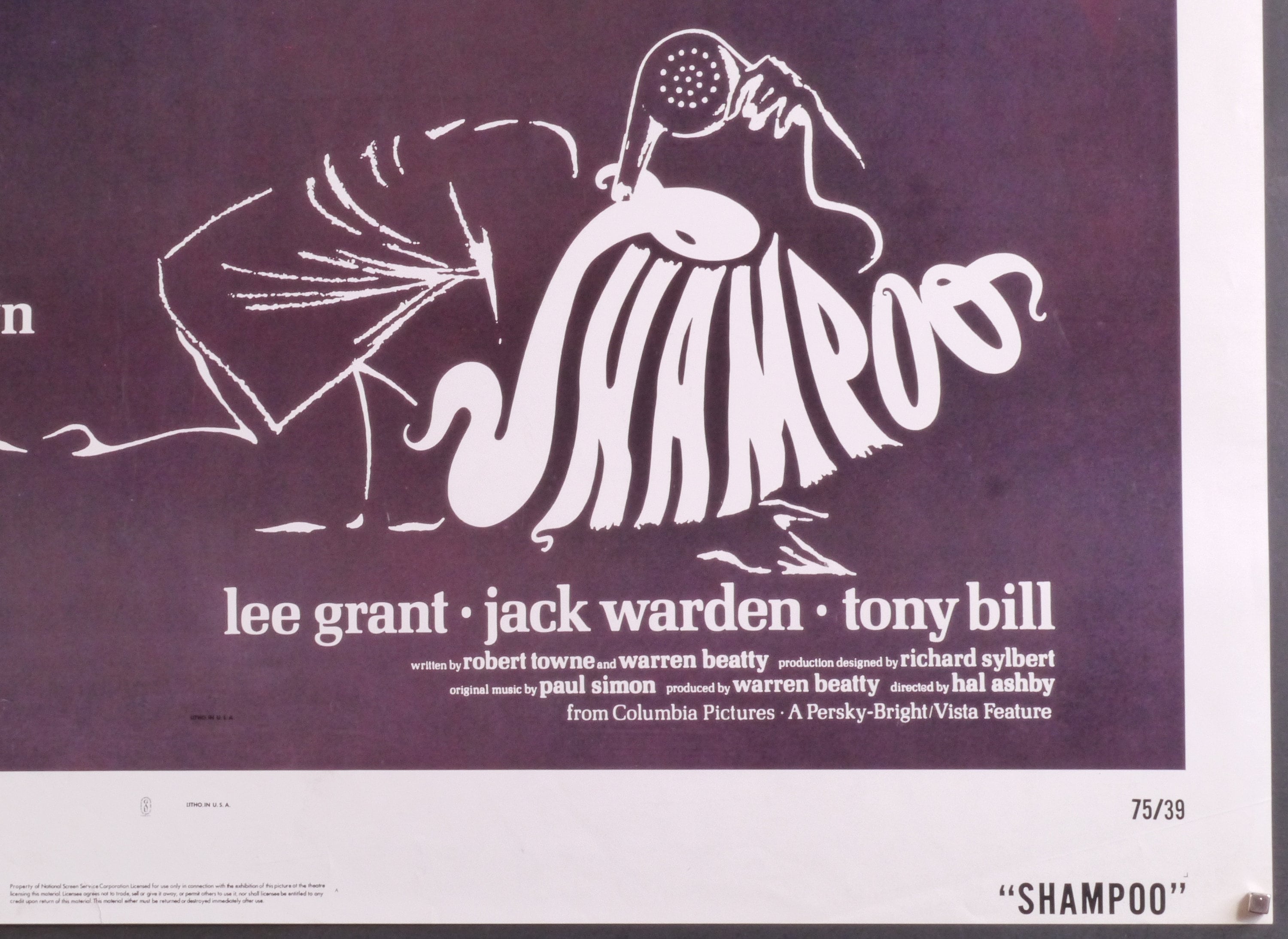 Shampoo-original Vintage Movie Poster for the Comic Romance by Hal ...