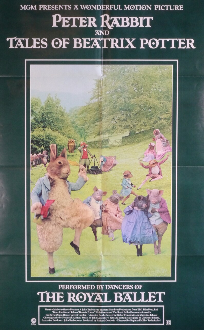 Peter Rabbit and Tales of Beatrix Potter-rare Original Vintage | Etsy