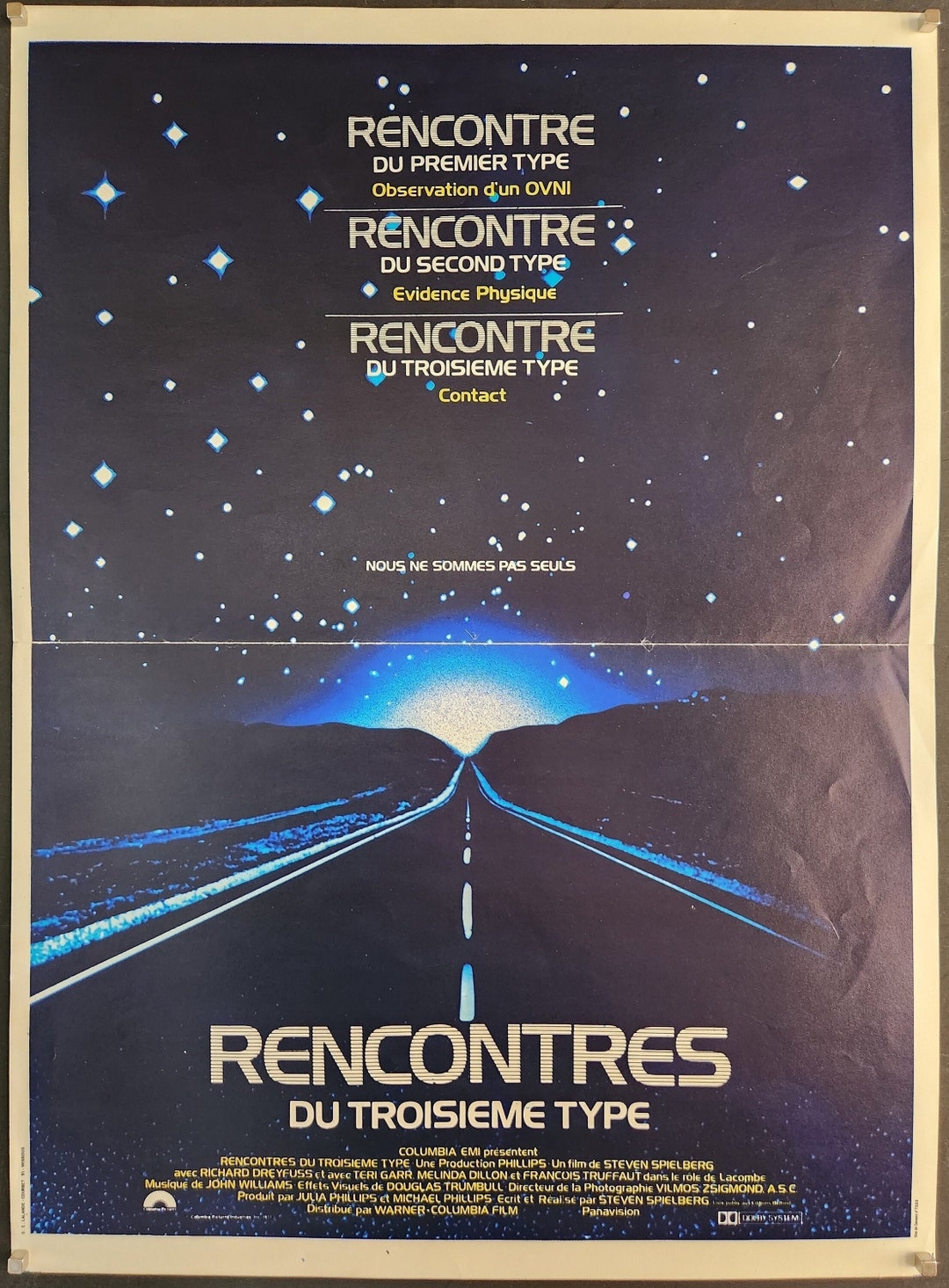 Close Encounters of the Third Kind-original Vintage Movie Poster of ...