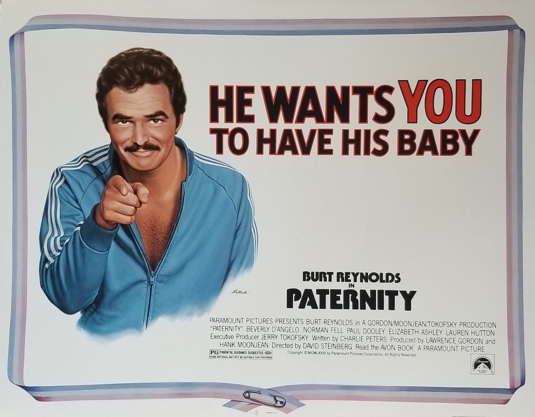 Paternity-original Vintage Movie Poster for the 1980s Burt Reynold's ...