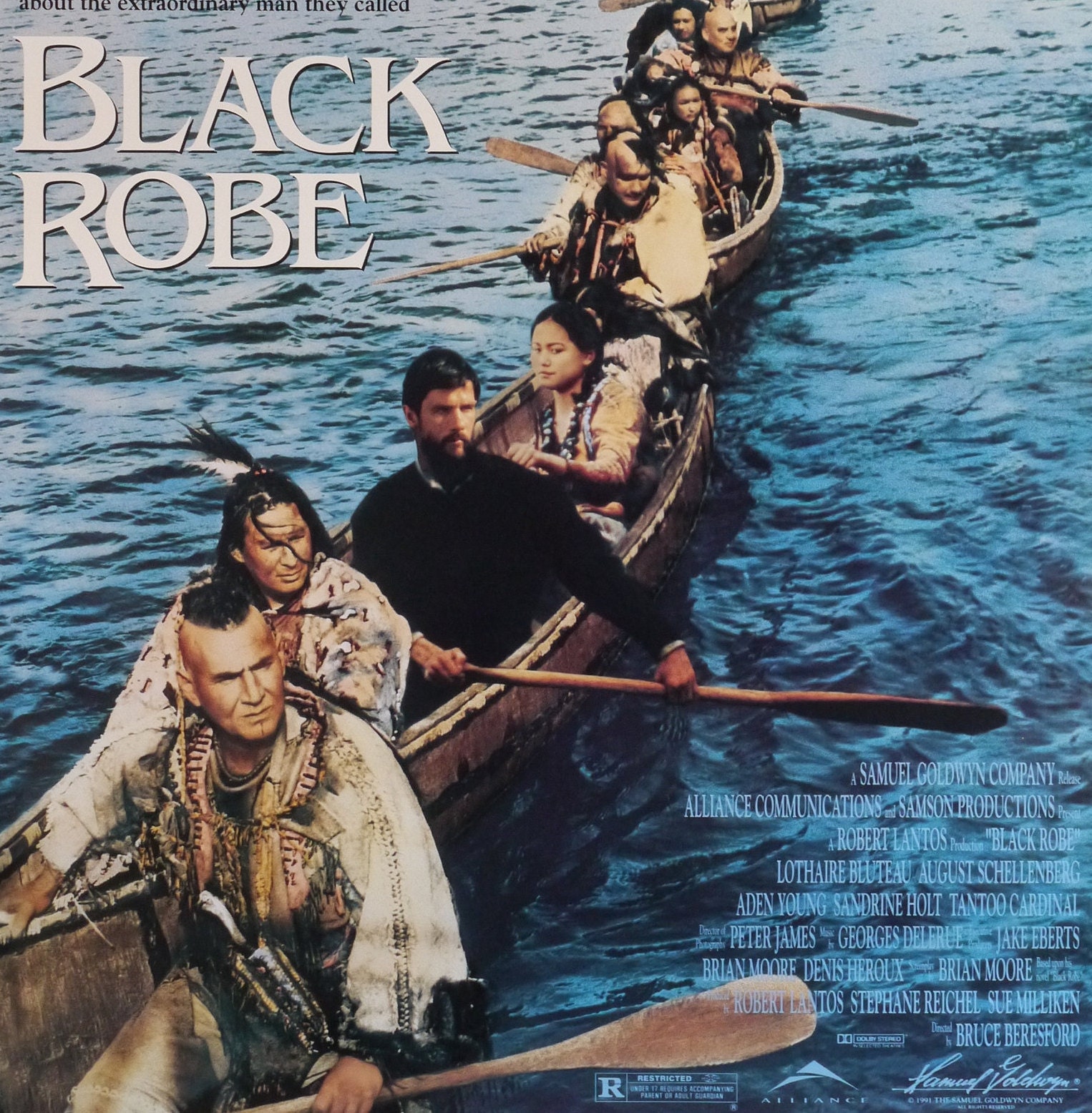 Black Robe-Original Vintage Movie Poster of the Epic Journey | Etsy