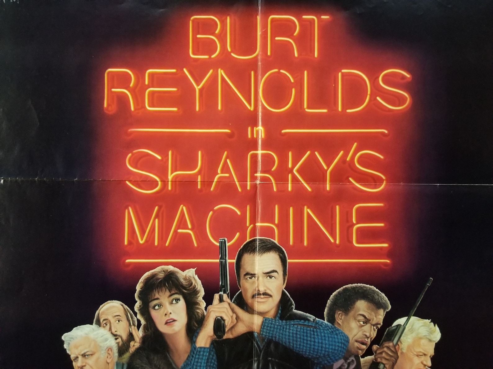 Sharky's Machine-a Rare Original Vintage Movie Poster of Burt Reynolds ...