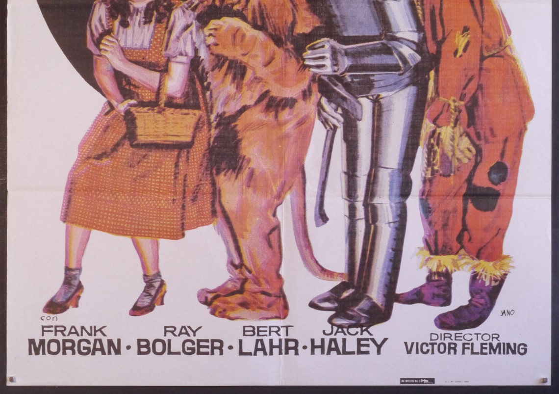 The Wizard of Oz-Rare Original Vintage Spanish Poster for | Etsy