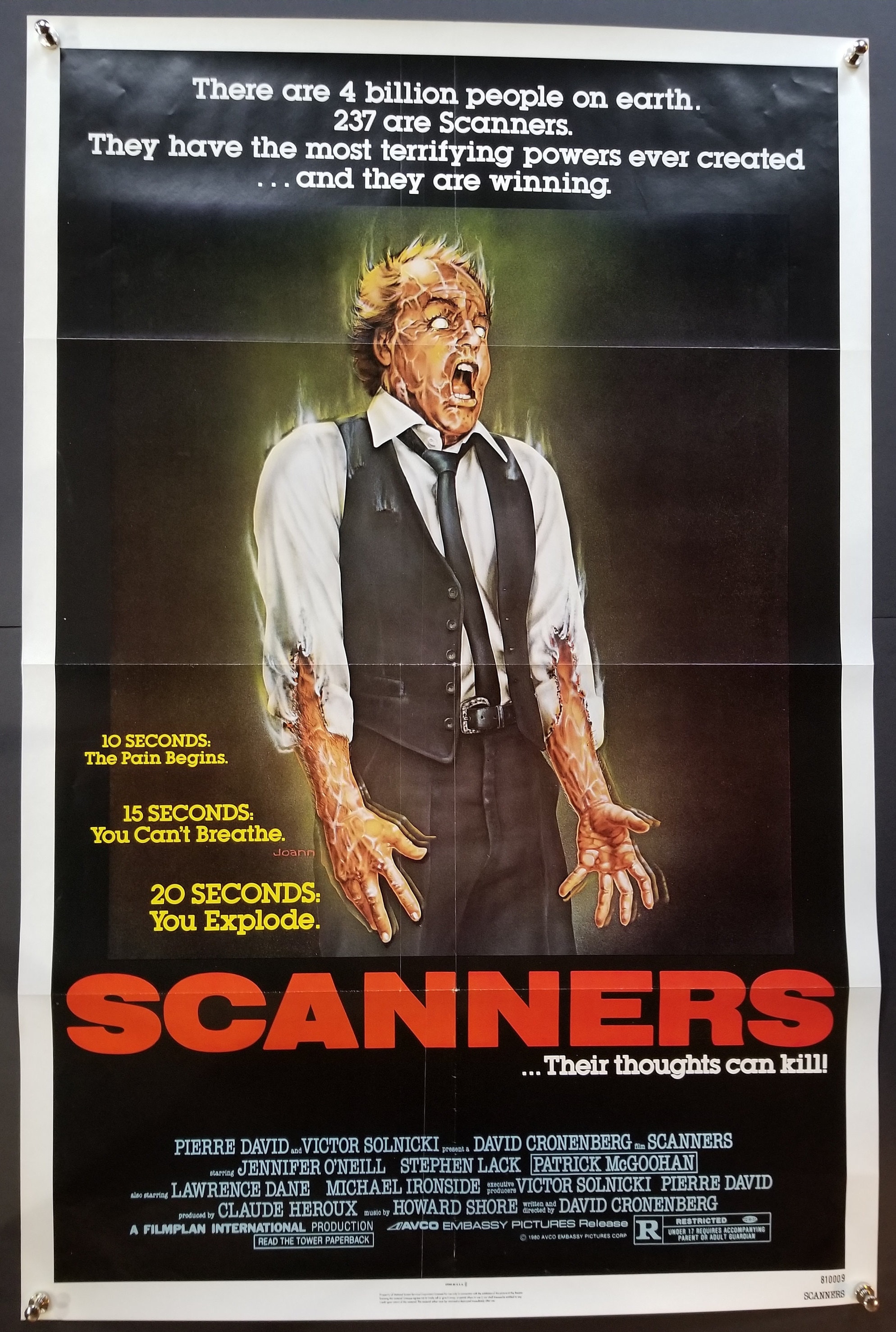 Scanners Movie Poster