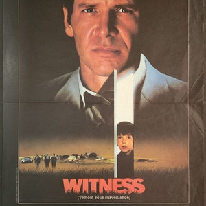 Witness-original Vintage Movie Poster for Peter Weir's Amish Crime ...
