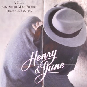 Henry and June-original Vintage Movie Poster for Philip Kaufman's ...