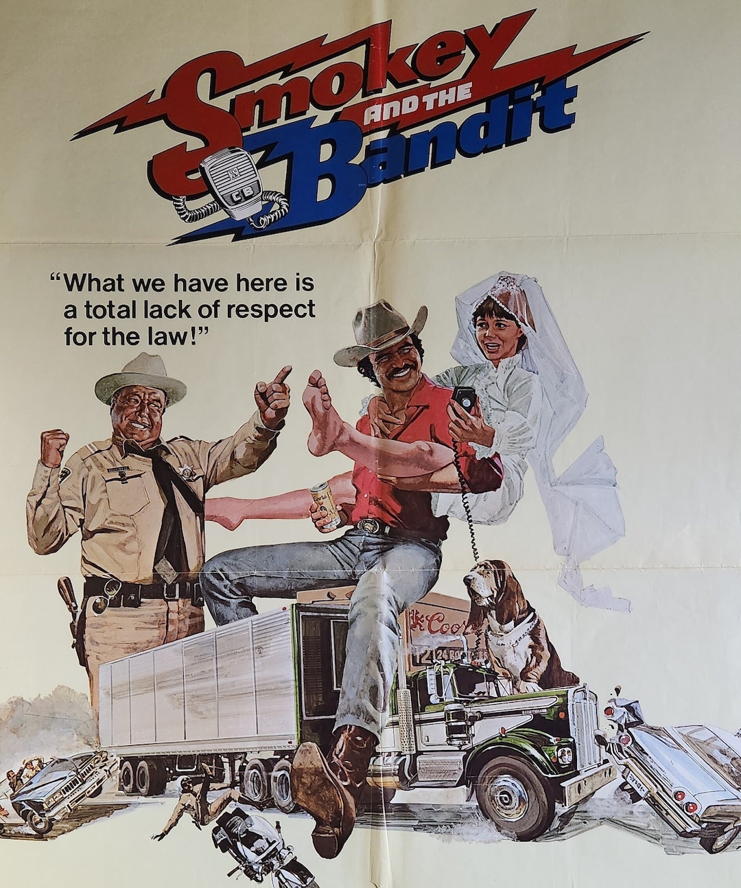 Smokey and the Bandit-original Vintage Movie Poster of Hal Needhams ...