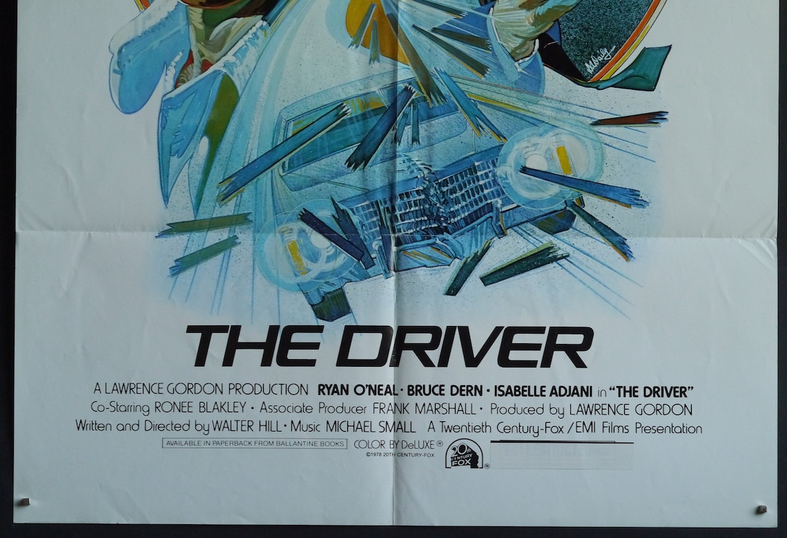The Driver-original Vintage Movie Poster of Walter Hills High | Etsy