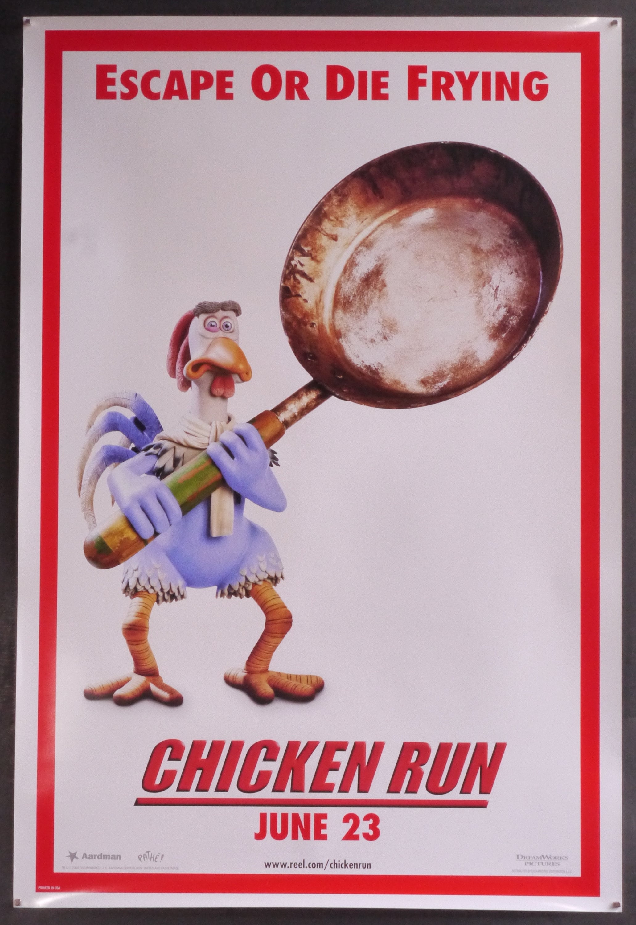 Chicken Run-an Original Vintage Movie Poster for Nick Park's Animated ...