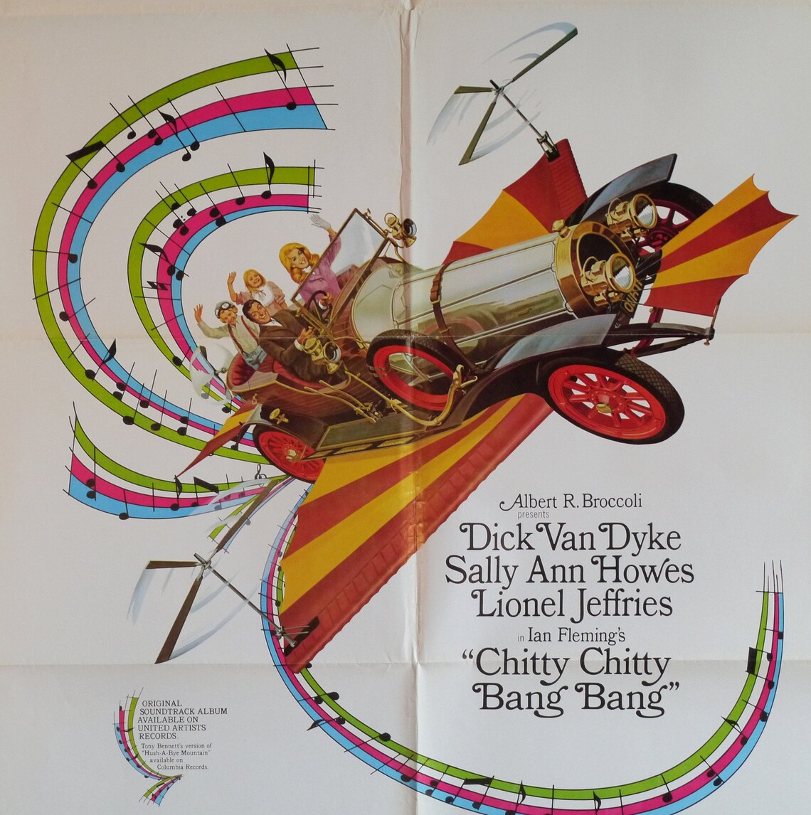 Chitty Chitty Bang Bang an Original Vintage Movie Poster of | Etsy