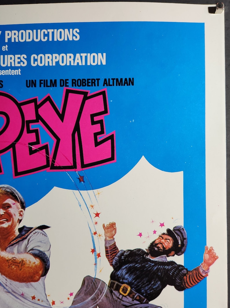Popeye-an Original Vintage Movie Poster of Robert Altmans Wacky Musical ...