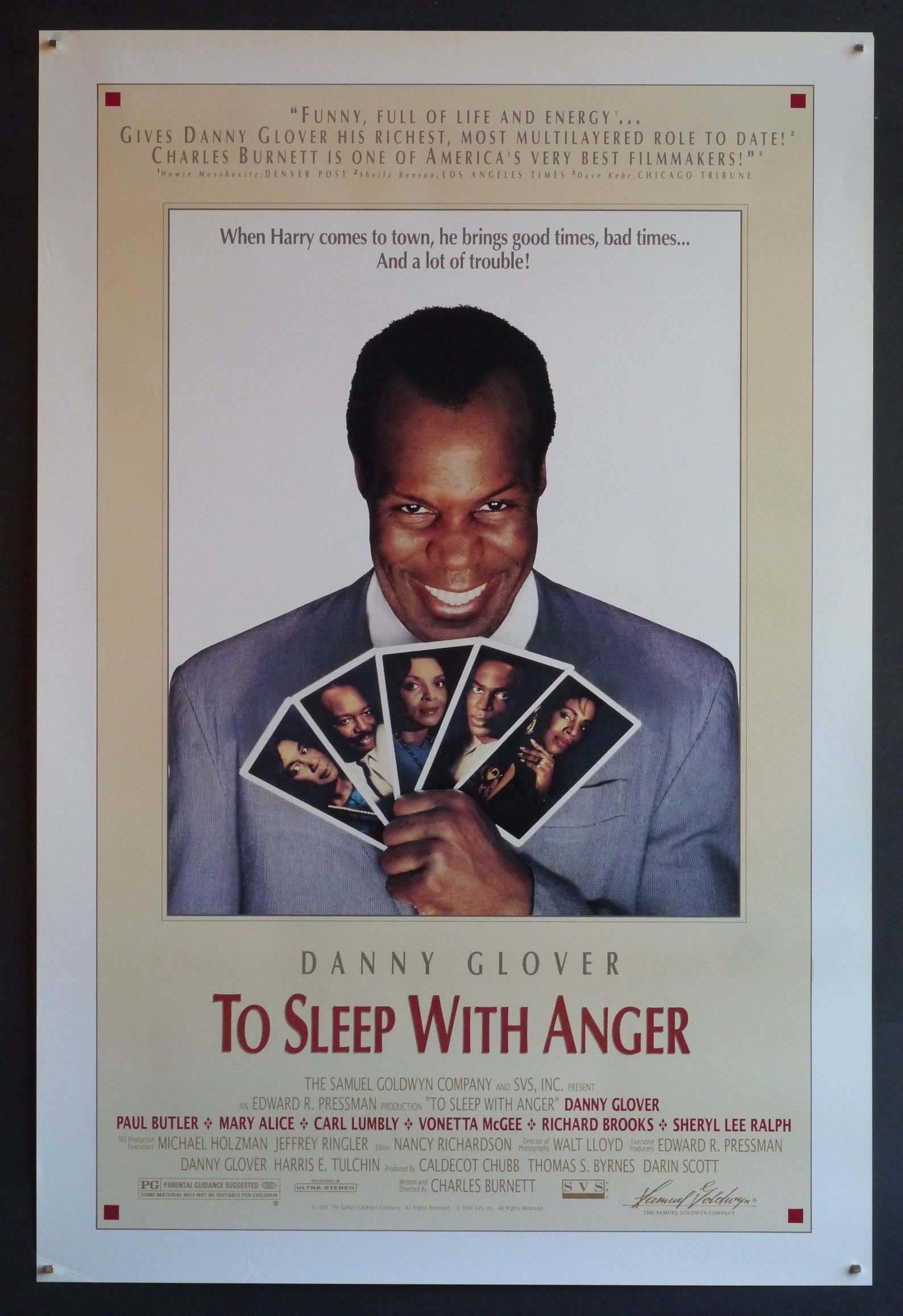 To Sleep With Anger-an Original Vintage Movie Poster for - Etsy