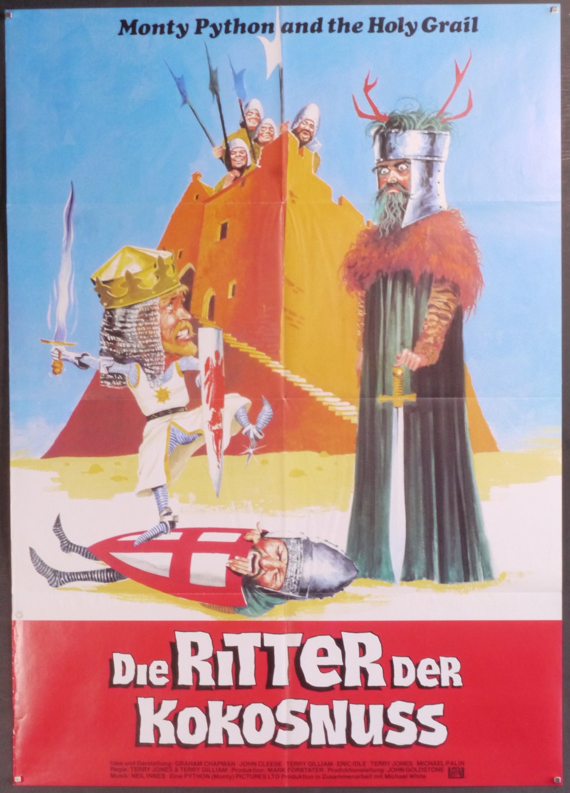 Monty Python and the Holy Grail-original Vintage Movie Poster - Etsy