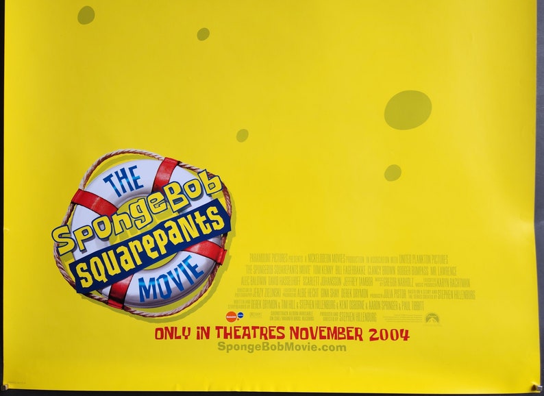 The Spongebob Squarepants Movie-original Vintage Movie Poster - Etsy The Spongebob Squarepants Movie-original Vintage Movie Poster - Etsy