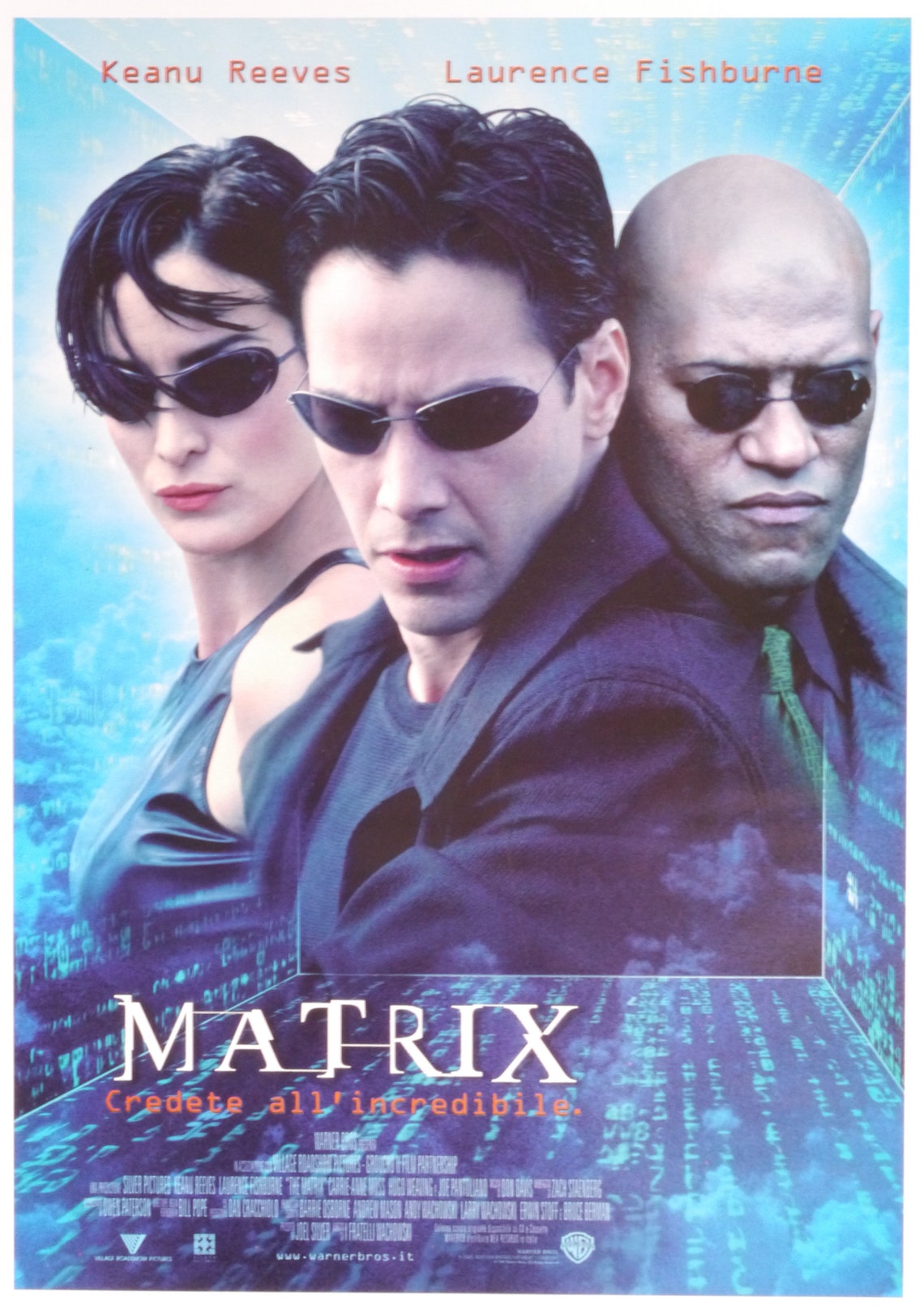 The Matrix-original Vintage Movie Poster of the Wachowskis - Etsy