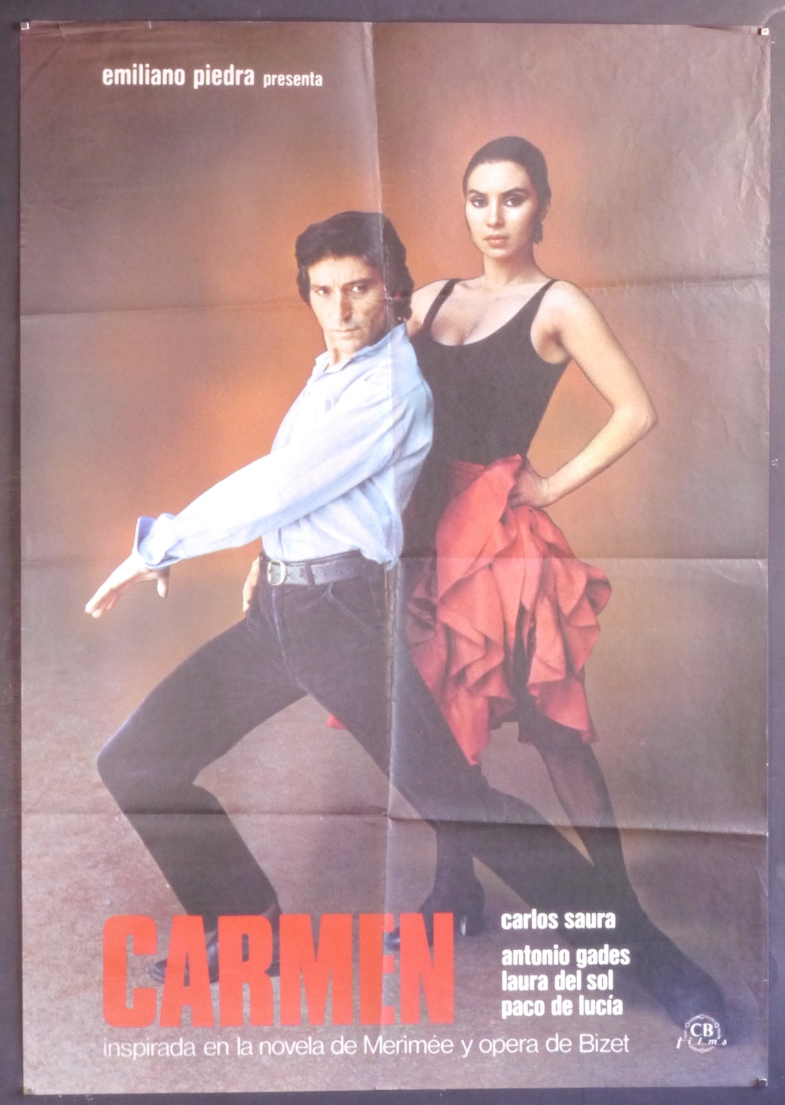 Carmen-Rare Original Vintage Spanish Poster for Carlos | Etsy