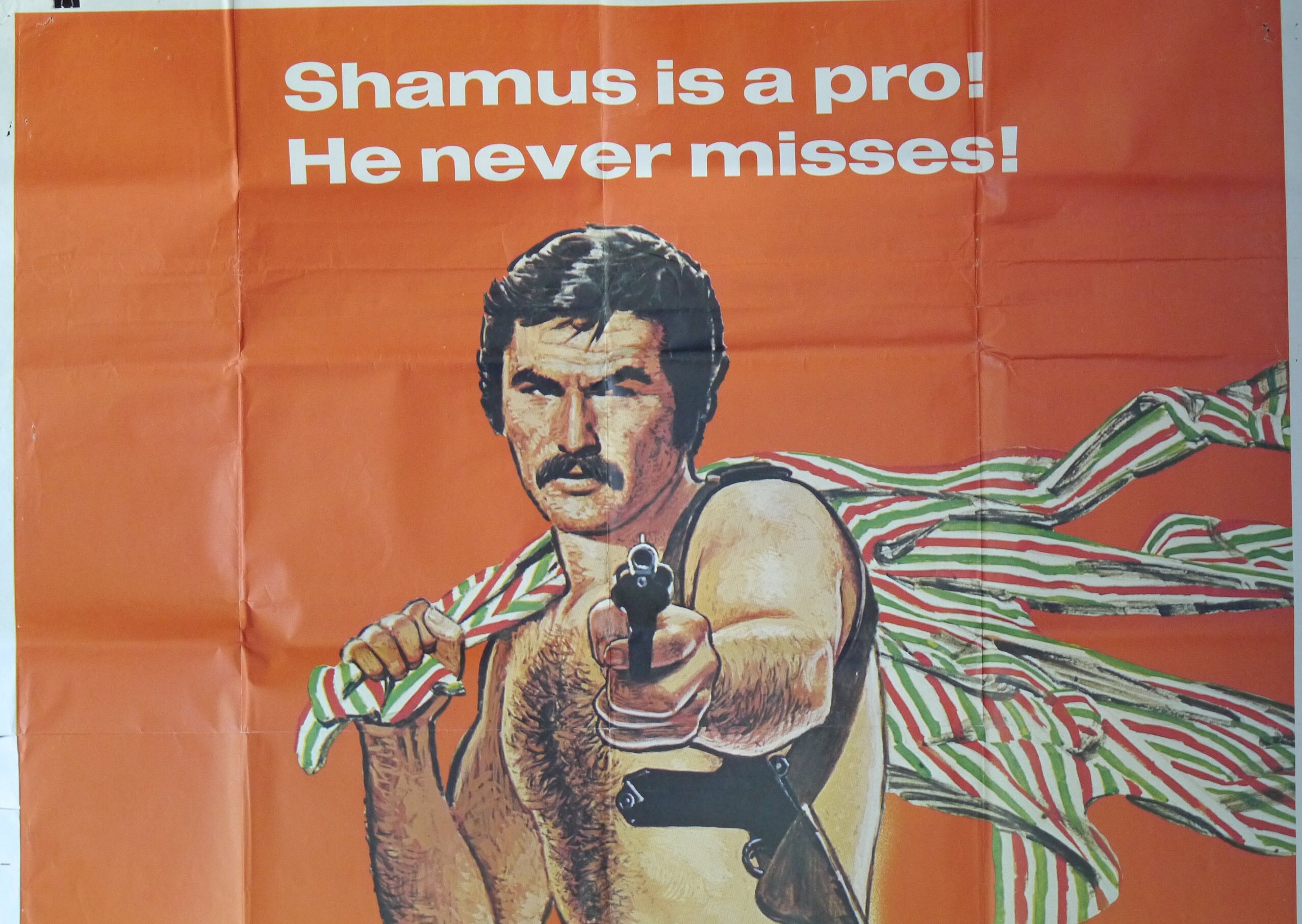 Shamus-A Rare Original Vintage Movie Poster of Buzz | Etsy