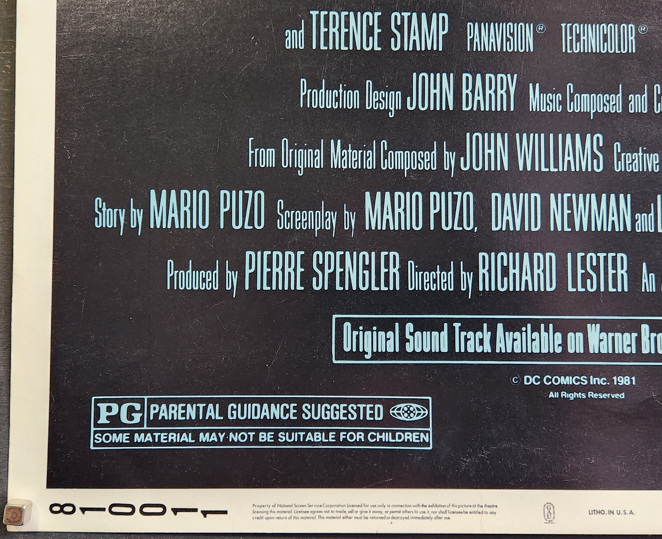 Superman II-Original Vintage Movie Poster for the Superman Sequel with ...