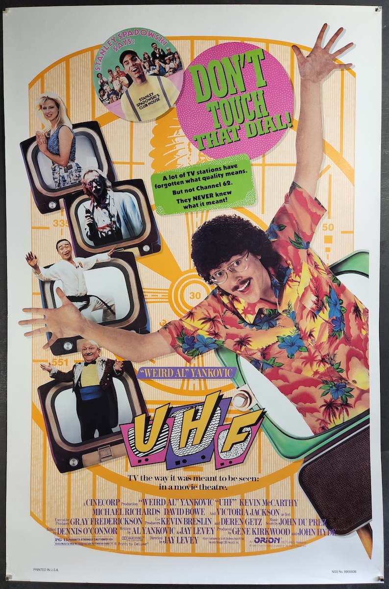 Uhf-an Original Vintage Movie Poster for Weird Al - Etsy