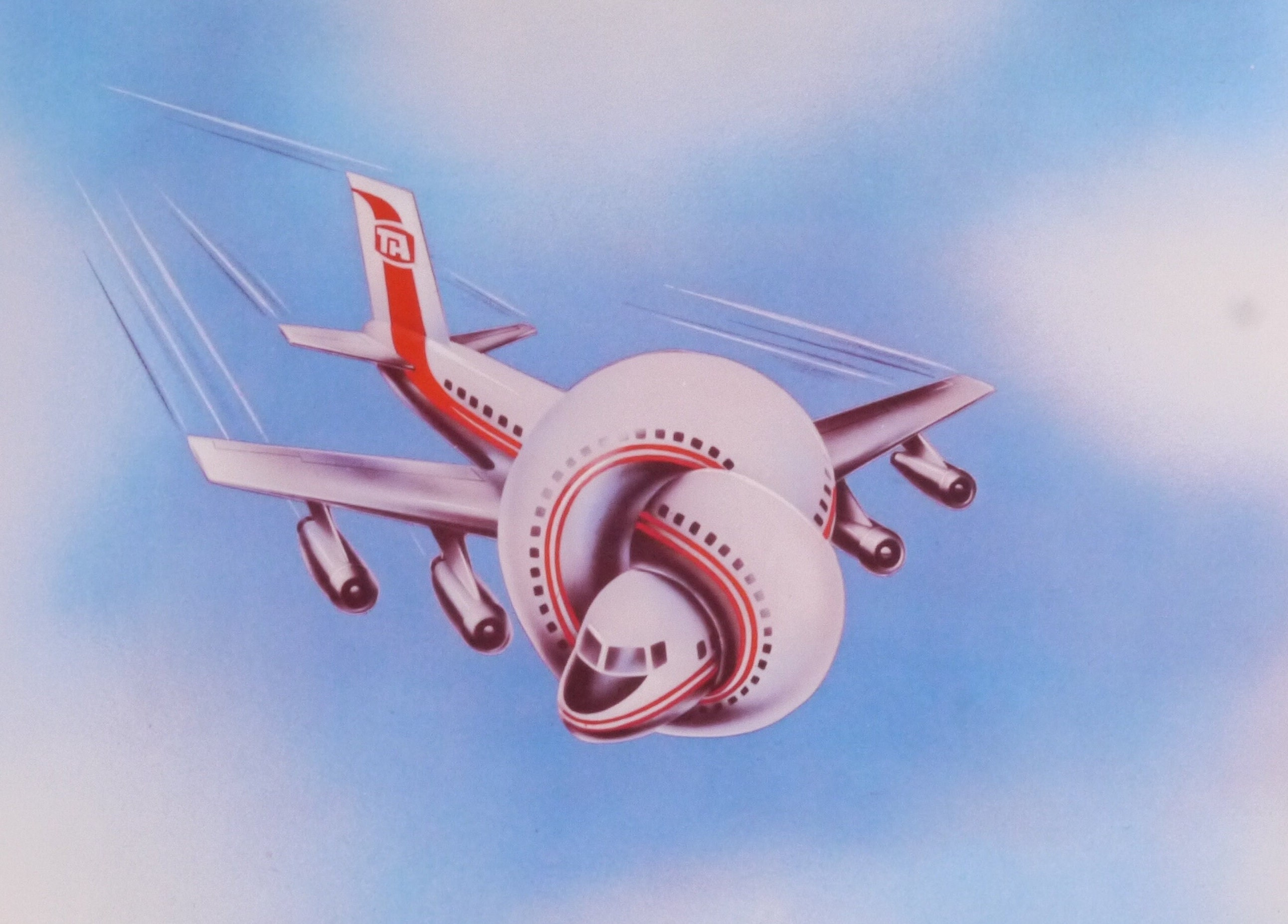 Airplane-original Vintage Movie Poster of the Zucker Brother's Absurd ...