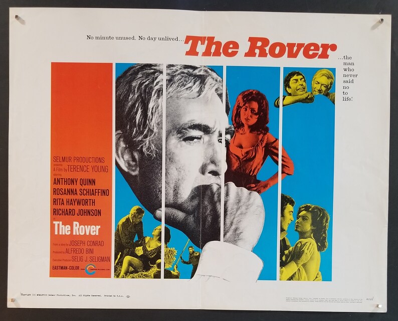 The Rover-a Rare Original Vintage Movie Poster of Terence Young's ...