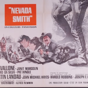 Nevada Smith-rare Original Vintage Movie Poster for the Henry Hathaway ...