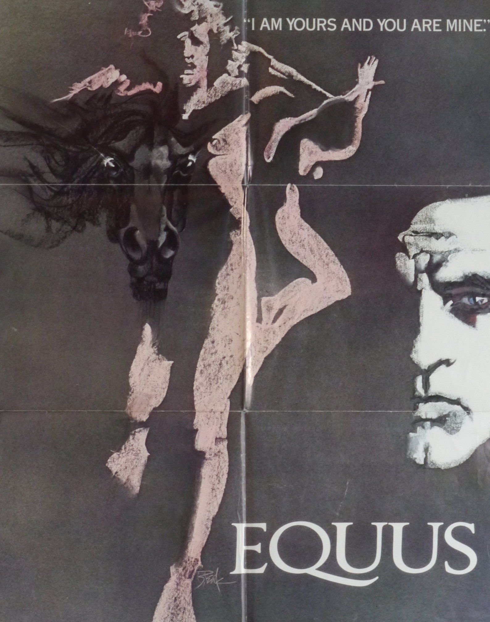 Equus-an Original Vintage Movie Poster of Sidney Lumet's Psychic ...