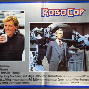 Robocop-an Original Vintage Italian Movie Poster of Paul Verhoeven's ...
