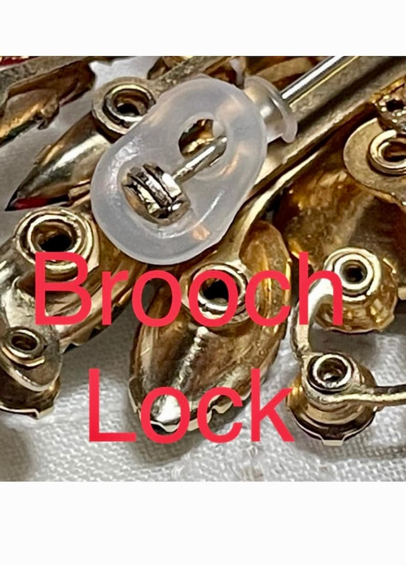 Versatile BROOCH LOCK Keeps Your Brooch Secure and Transforms It to a ...