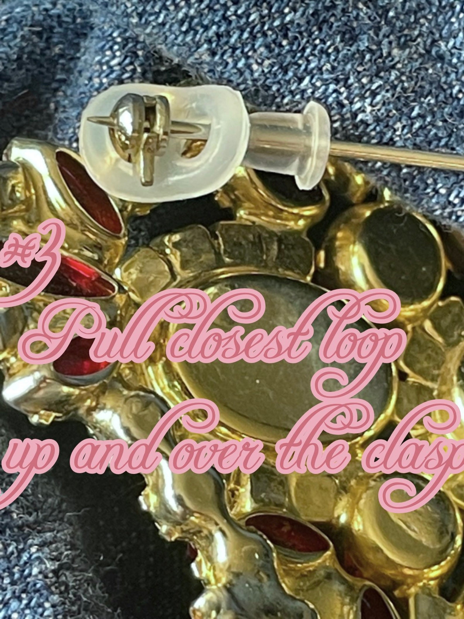 BROOCH LOCK Holds Your Clasp in Place and Along With the Pin Anchor ...