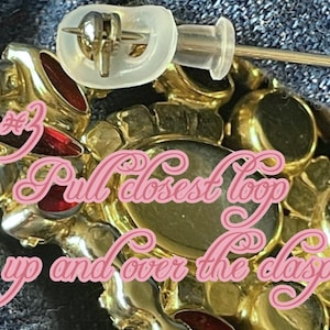 BROOCH LOCK Holds Your Clasp in Place and Along With the Pin Anchor ...