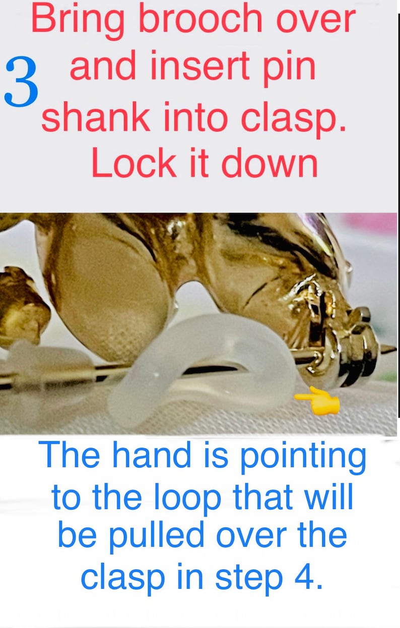 Versatile BROOCH LOCK Keeps Your Brooch Secure and Transforms It to a ...