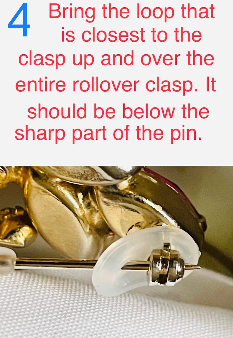 Versatile BROOCH LOCK Keeps Your Brooch Secure and Transforms It to a ...