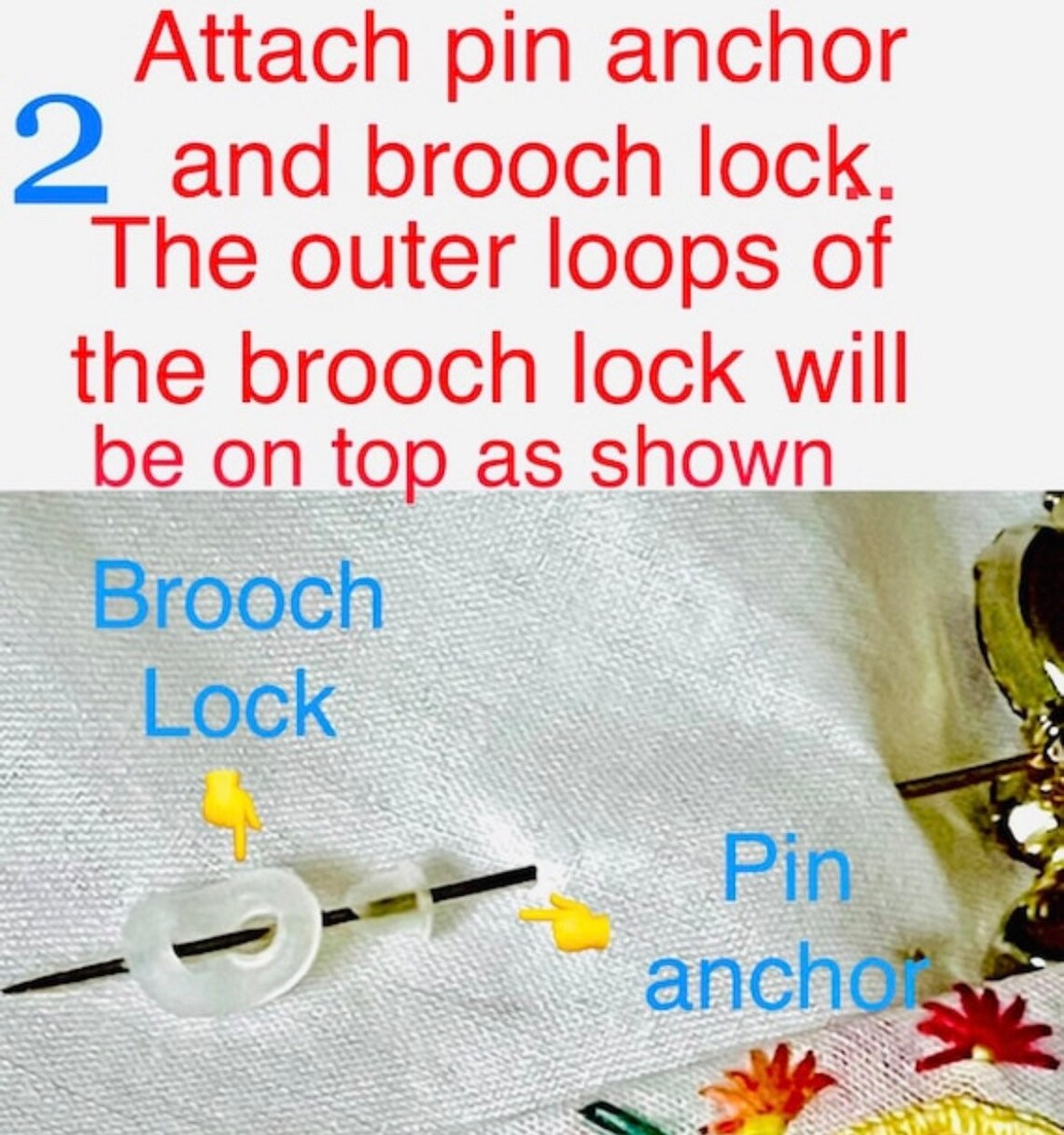 Versatile BROOCH LOCK Keeps Your Brooch Secure and Transforms It Into a ...