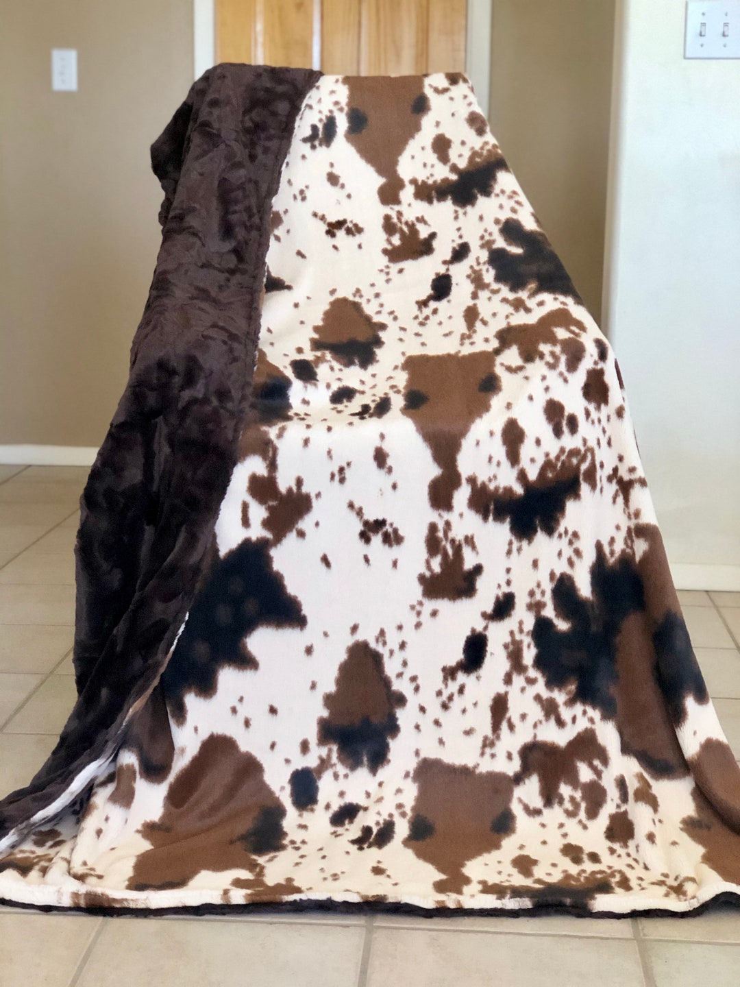 Cowhide Blanket - Etsy