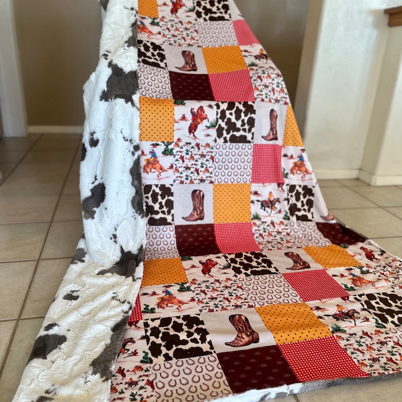 Cowboy Quilt - Etsy