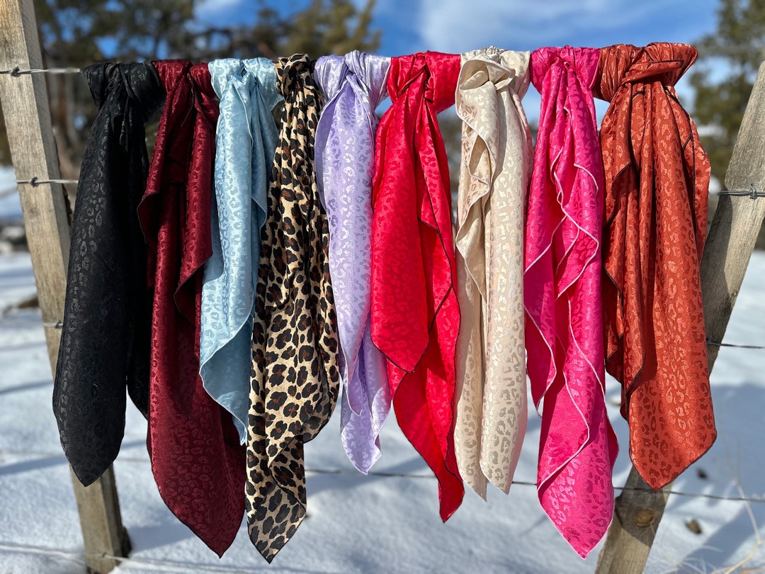 Leopard Wild Rags // Black / Cream / Standard Leopard // Charmeuse ...