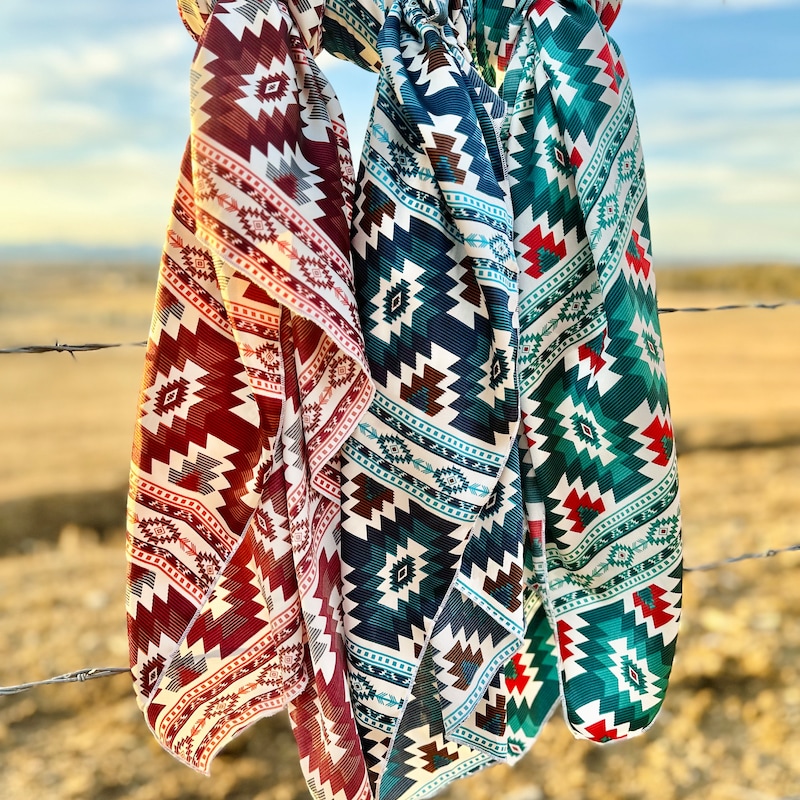 Aztec Scarf - Etsy