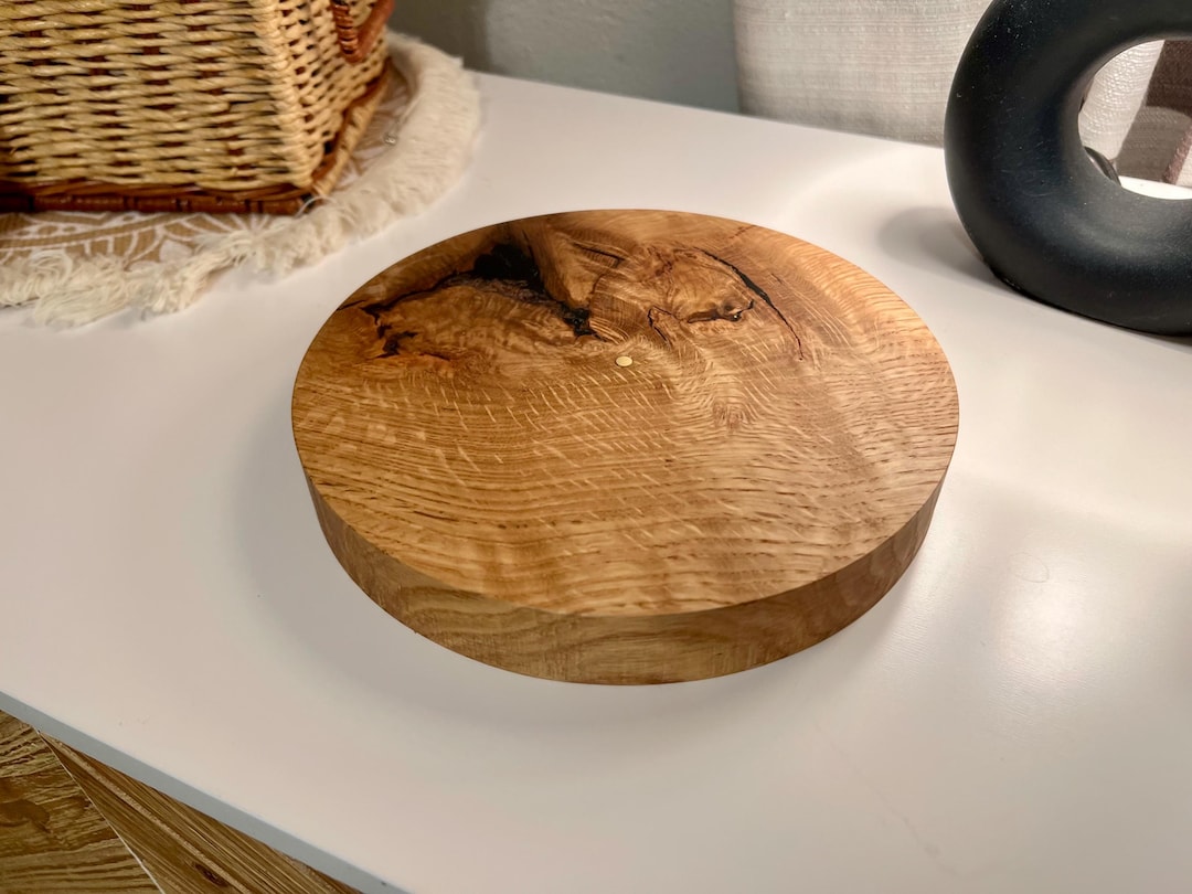 Handmade American White Oak Wood Round - Etsy