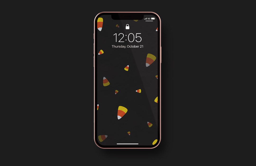 Candy Corn iPhone Wallpaper | Festive Halloween Phone Background ...