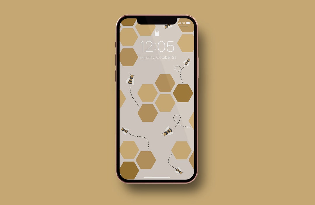 Bumblebee Honeycomb iPhone Wallpaper, Yellow Summer iPhone Wallpaper ...