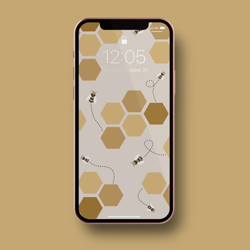 Honey Bees Wallpaper - Etsy