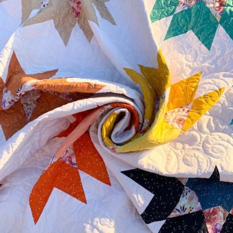 Astrid Star Quilt Pattern (PDF) - Etsy